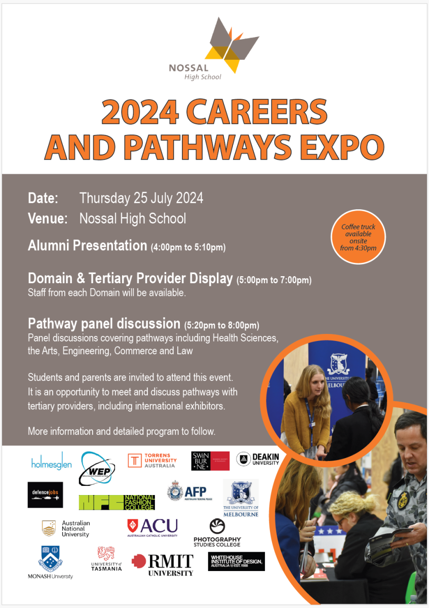 2024 Careers and Pathways Expo - Nossal High School