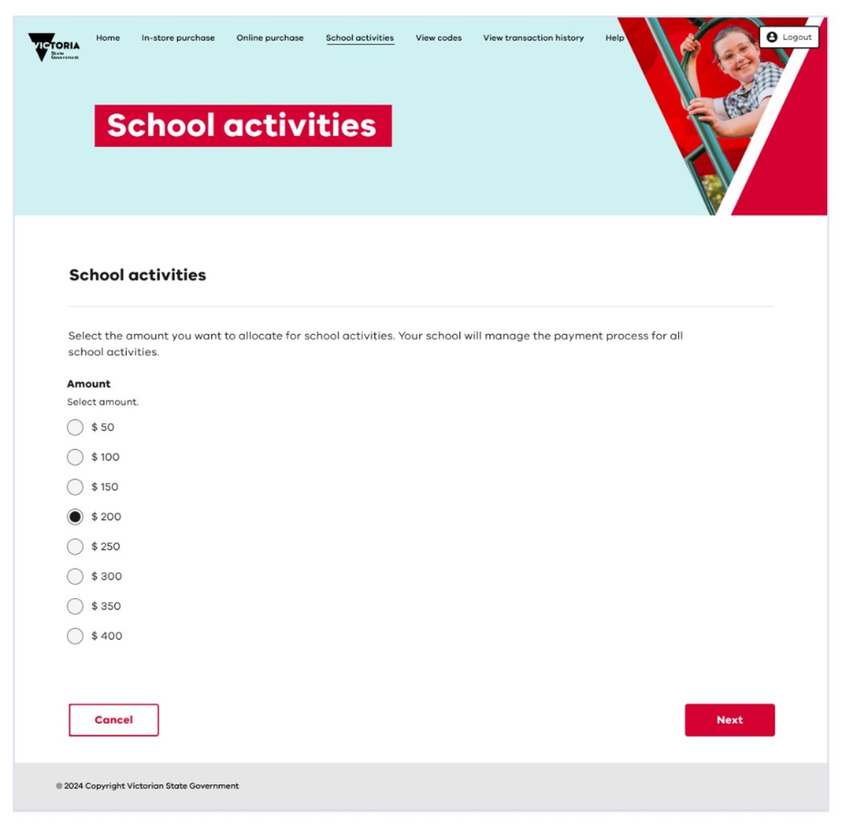 School Saving Bonus - Nossal High School